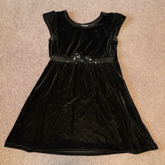 George | Dresses | George Rand Velvet Dress Size Girls 12 | Poshmark